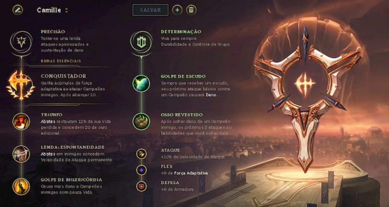 Builds E Runas: Guia Do Campeão Camille