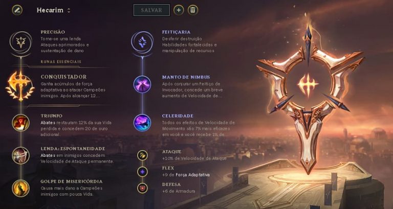 Builds E Runas: Guia Do Campeão Hecarim