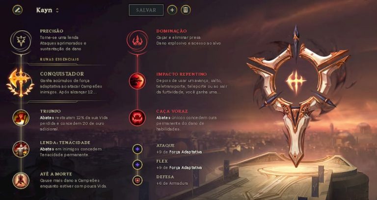 Builds E Runas: Guia Do Campeão Kayn
