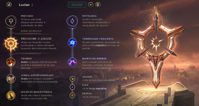 Builds E Runas: Guia Do Campeão Lucian