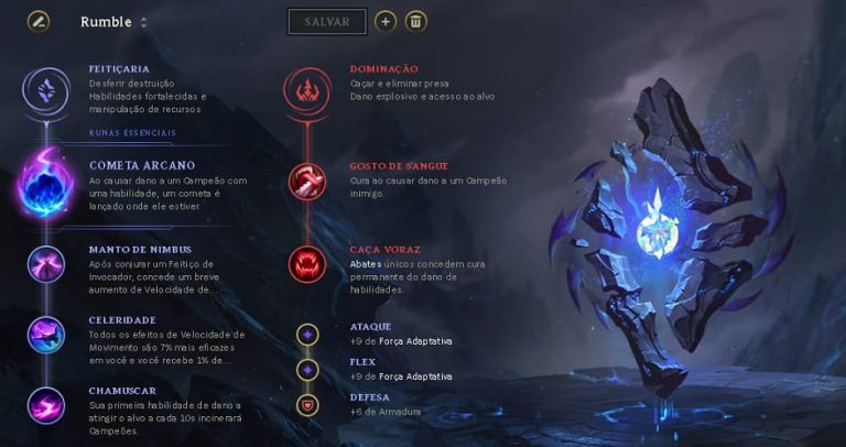 Builds E Runas: Guia Do Campeão Rumble