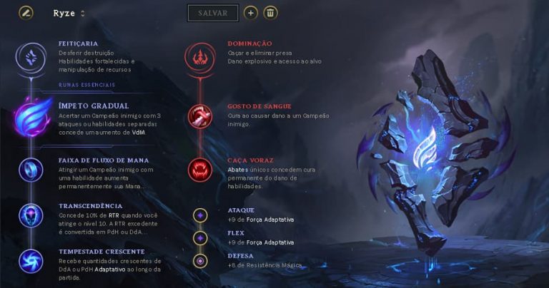 Builds E Runas: Guia Do Campeão Ryze