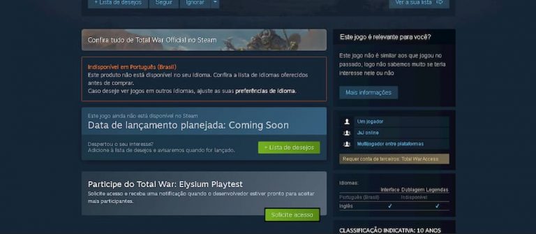 Como testar gratuitamente jogos para PC na Steam