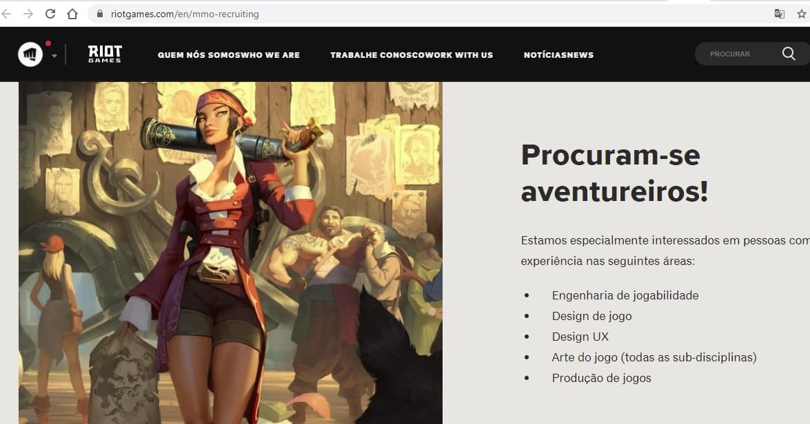 Riot começou a buscar desenvolvedores para o MMO de League of Legends